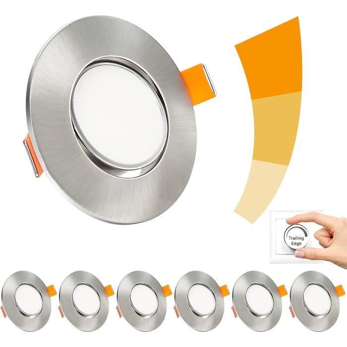 Spot Led Encastrable Dimmable 5W 3000K Blanc Chaud 460Lm Spot Led Extra ...