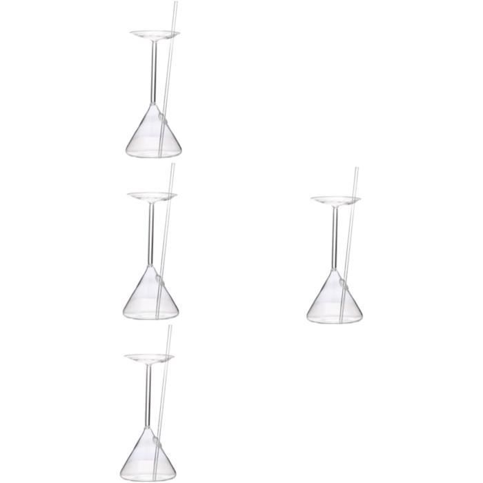 4 Pièces Entonnoir Gobelet Verres À Boire Décorations Hawaïennes ...