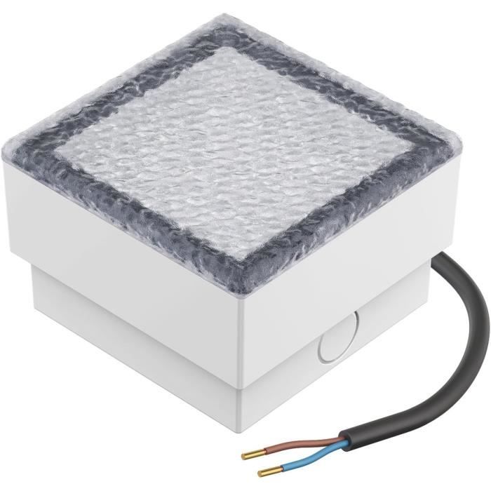 Lampe LED encastrée dans le pavé CUS pour l'extérieur, IP67, carrée, 10 ...