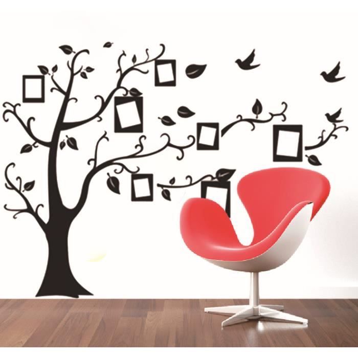 La nouvelle photo murale cadre photo arbre arbre populaire Stickers ...