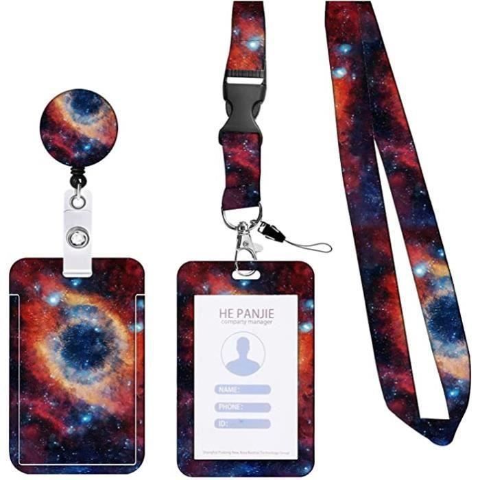 HUIX- Collier Porte Carte Porte Badge Porte Badge Tour De Cou Poche ...