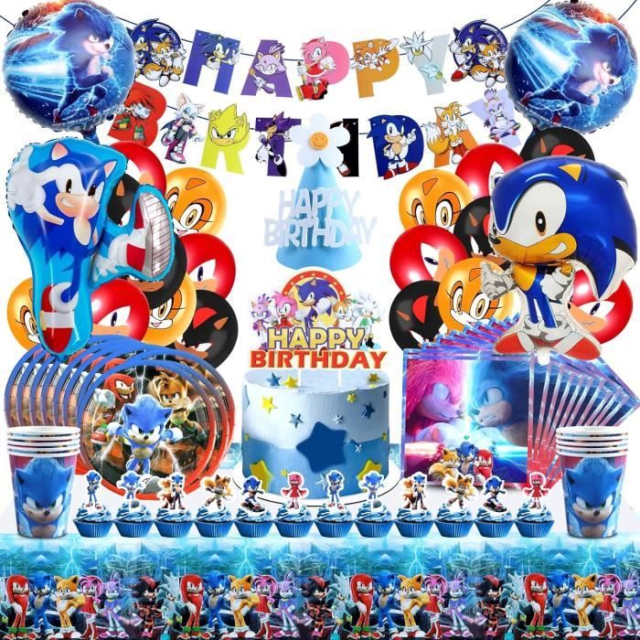 94 Pièces Décoration Anniversaire Thème Soni, Soni Ballon Anniversaire ...
