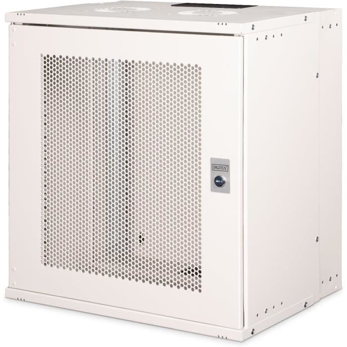 Armoire réseau - DIGITUS - Rack 19 Pouces 12 UH - Montage mural - Porte ...