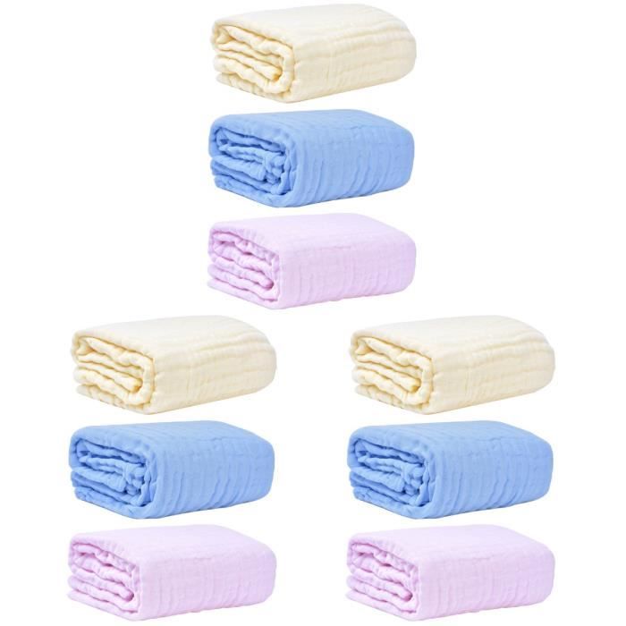9 pcs couvertures pour bébé recevant des couvertures de smoux ...