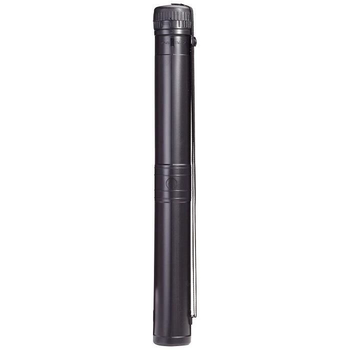 Makro Paper Tube de transport de plans extensible Noir 70-130 cm ...