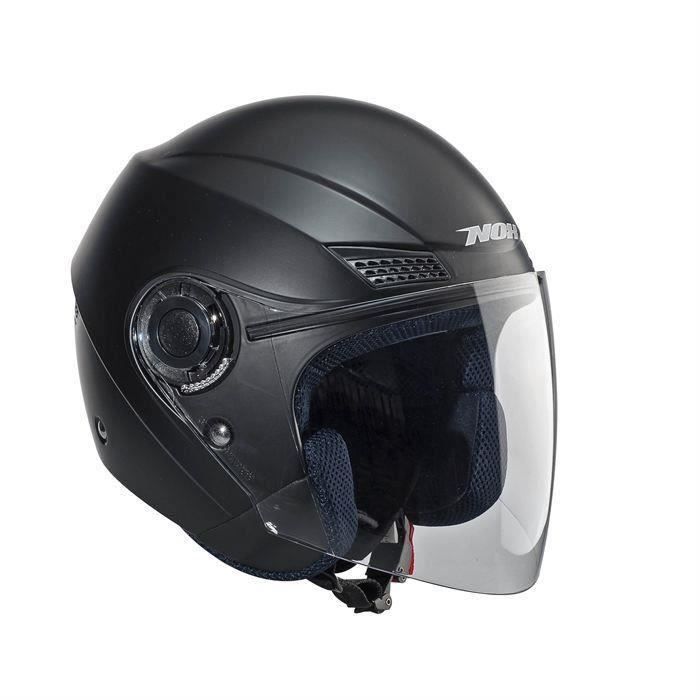 CASQUE NOX JET N630 NOIR MAT - Cdiscount Auto