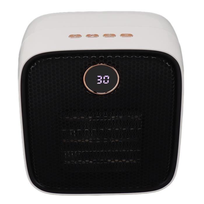 Qqmora petit radiateur électrique Mini radiateur à brancher 500W, petit ...