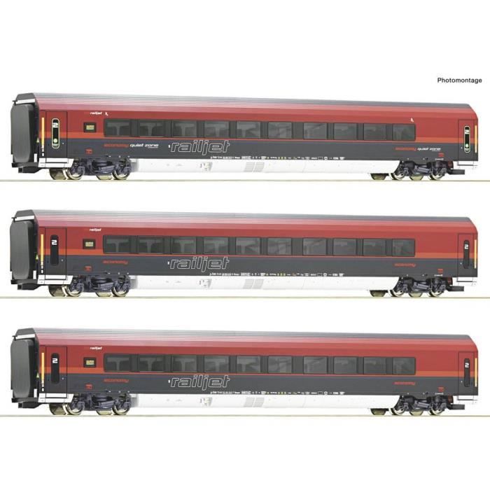 Train miniature - ROCO - Roco 74040 - Set de 3 wagons de marchandises ...