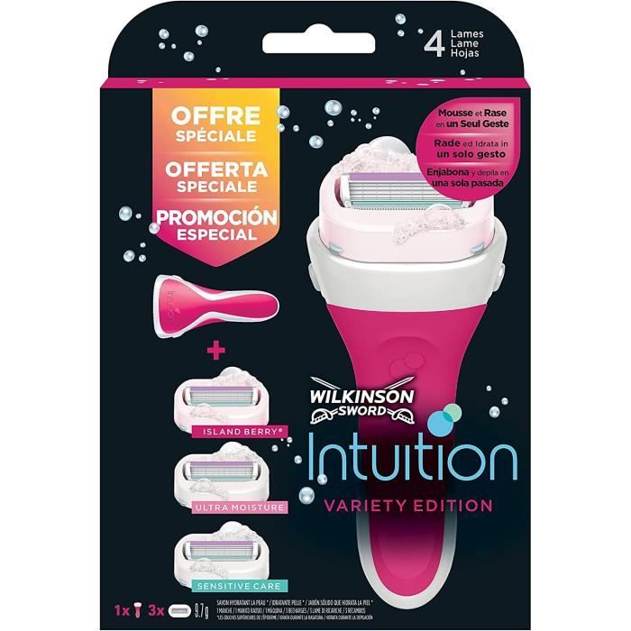 Wilkinson Sword - Intuition - Variety Pack - Rasoir pour Femme et 3 recharges33 - Cdiscount Au ...