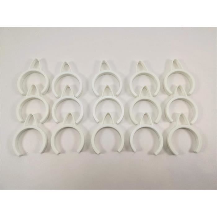 Lot de 15 clips pour bâche de piscine 44 mm (par exemple INTEX), gain ...