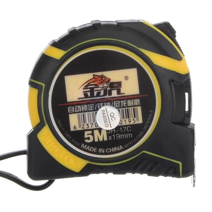 Ruban à mesurer autobloquant ruban à mesurer rétractable 5M ruban à ...