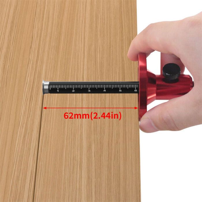 Trusquin de traçage avec roue pour bois tendres et durs verrou de ...