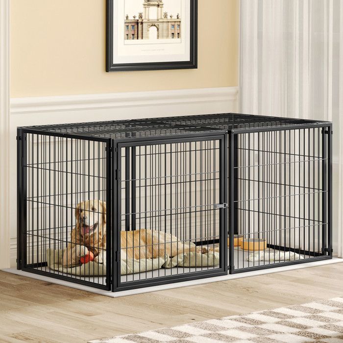 Cage pour Chiens,Cage modulaire pour chien - 160 x 80 x 80 cm - Grande ...