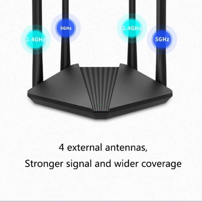 Routeur sans Fil 1200M-Bande Double Paroi À Travers La Maison Gigabit ...