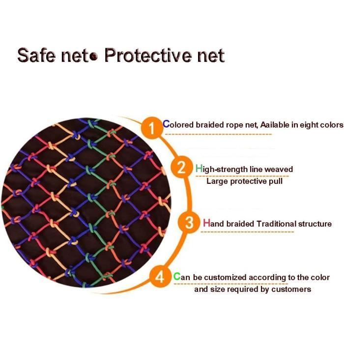 Filet de Protection Enfant Famille Balcon Garde-Corps escaliers Anti ...