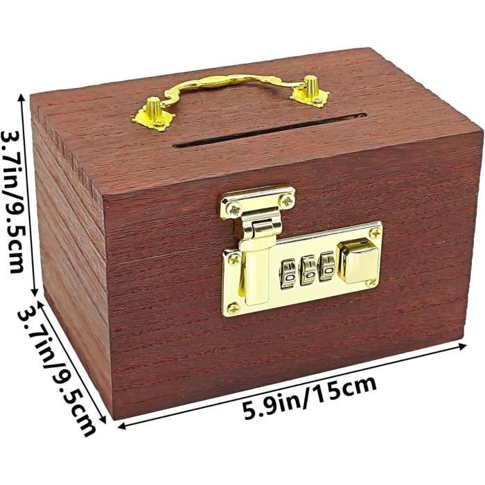 Coffre Bois Boite Bois Coffre Au Tresor Boite Avec Cadenas Caisse En ...