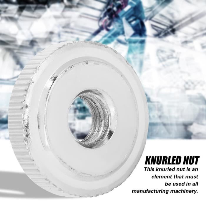 Cikonielf écrou moleté 2 pièces GB807 M4 M5 M6 M8 M10 écrou de poignée ...