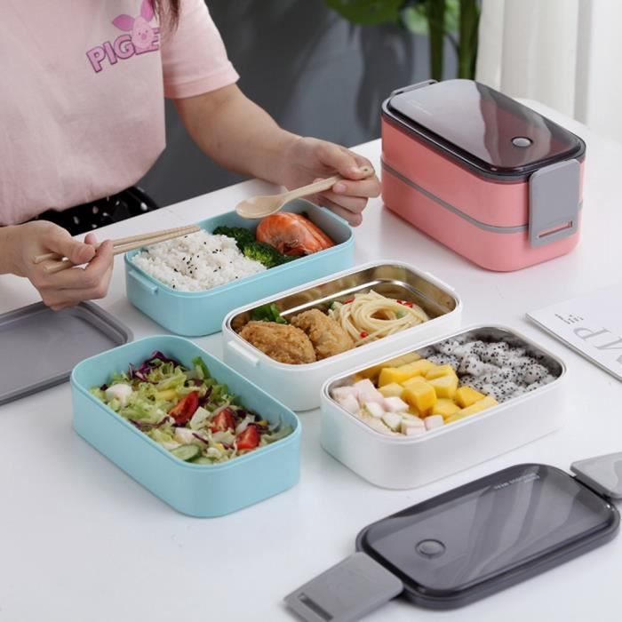 Lunch Box Cuisine Travail ÉTudiant en Plein Air Voyage Micro-Ondes ...