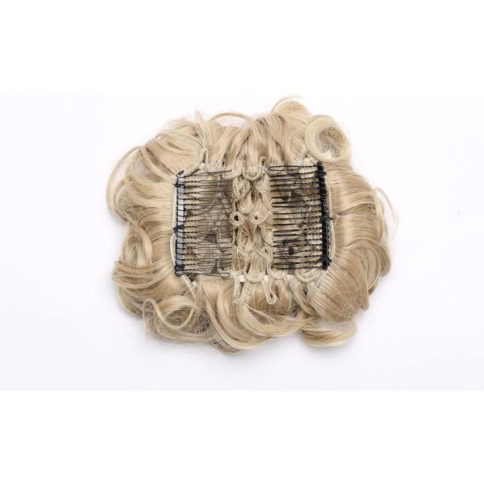 Extensions A Clip Cheveux Naturel Postiche Cheveux Wrap Scrunchie ...