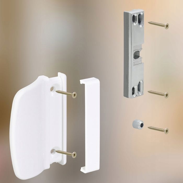 Loqueteau de porte de balcon - Poignée universelle - Blanc - KOTARBAU ...