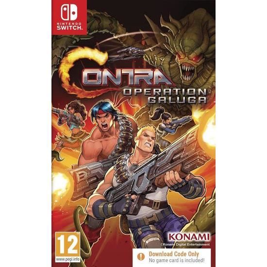 Contra Operation Galuga (code De Téléchargement)-Jeu-SWITCH à ...