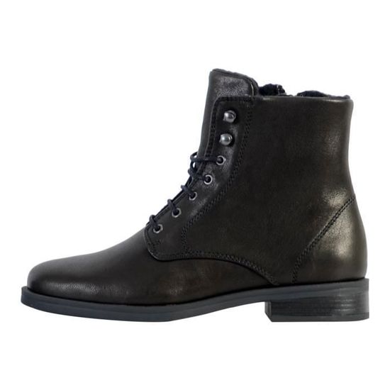 Bottines Femme - Clarks - Memi Lace - Cuir Noir - Fermeture à Lacets et ...