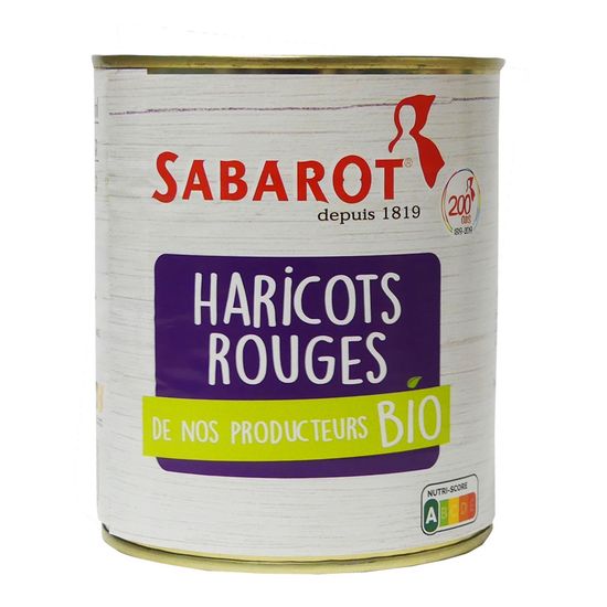 Haricots rouges biologiques en conserve 460g Sabarot - Cdiscount Au ...