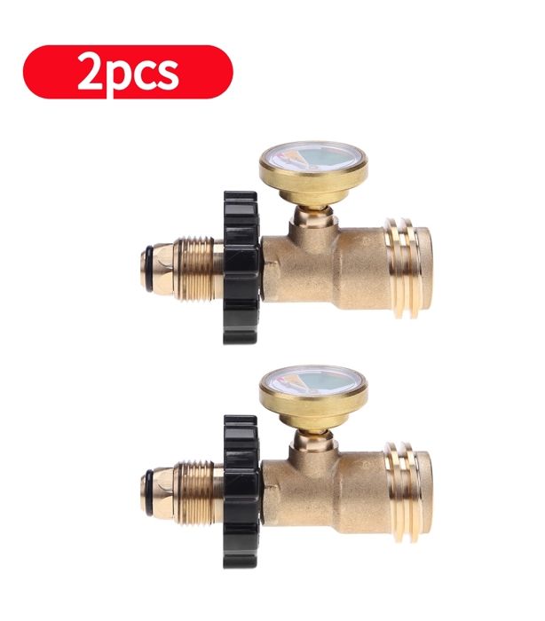 Compteur de gaz Propane,manomètre avec détecteur de fuite intégré ...