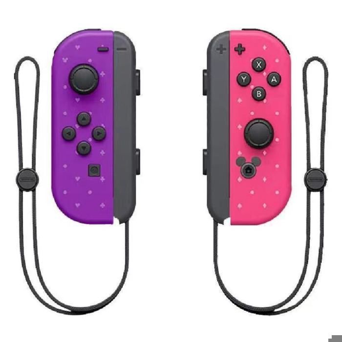 Manette Joy-Con Switch sans fil ergonomique avec dragonnes amovibles ...
