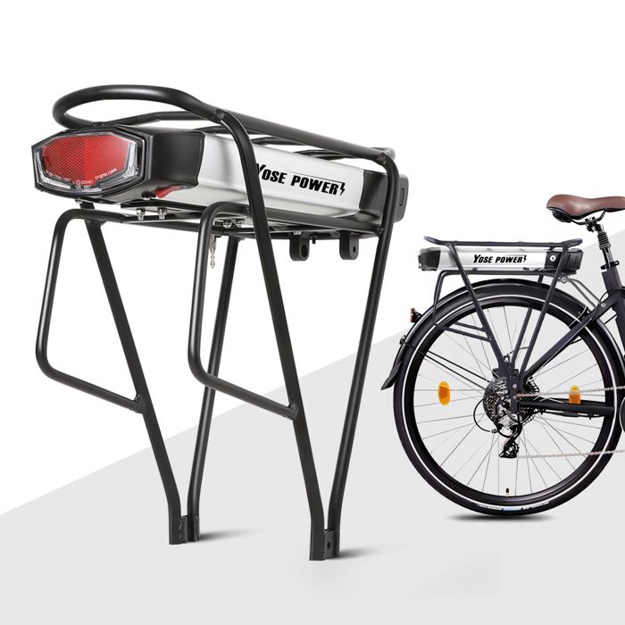 YOSE POWER Porte-bagages Batterie vélo électrique 36V 13Ah (481Wh ...