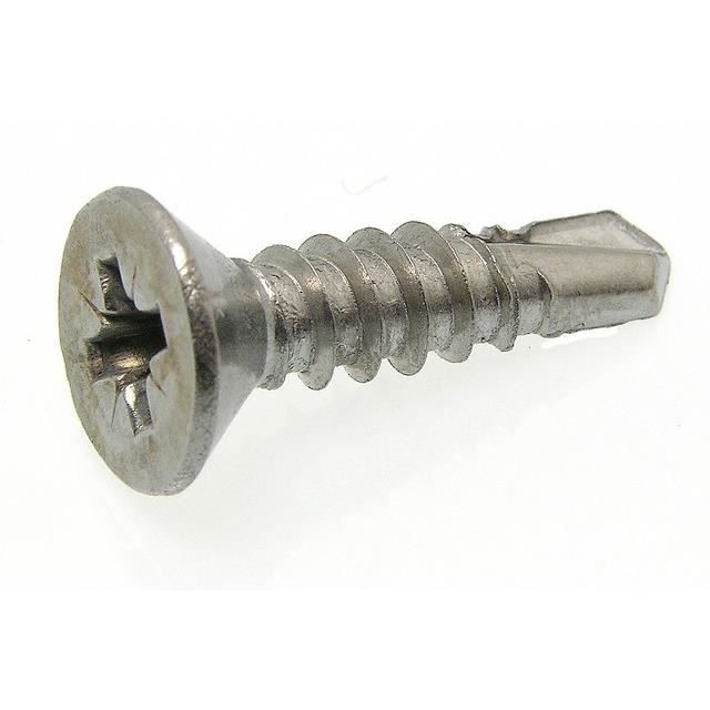 Vis autoperceuse tête fraisée pozidrive inox A2 DIN 7504 O 4,8X60 boîte ...