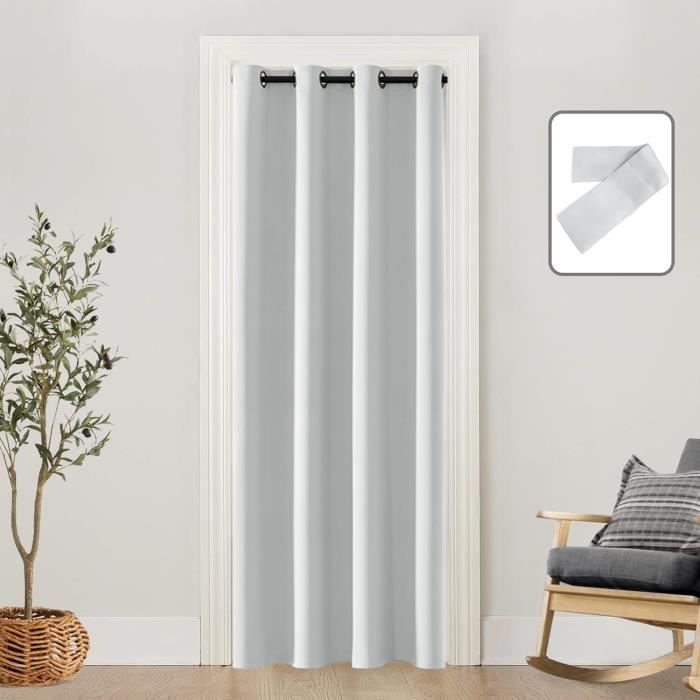 Rideau De Porte En Frêne Blanc Pour Porte Intérieure, Convient Aux ...