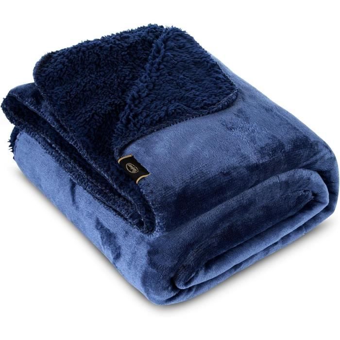 Couverture Chaude En Polaire - Couverture De Fauteuil - Couvre-Lit Doux ...