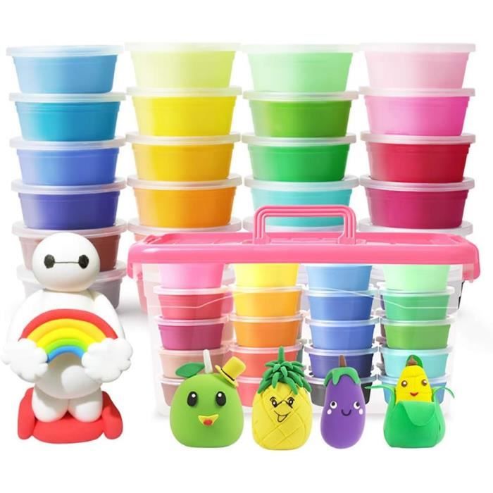 Pâte de polymère, 36 Couleurs Ensemble de pâte à Modeler pour Enfants ...