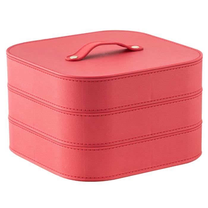 Plateau à fruits - MEUBLE ETAGERE - Triple Layer3 - Rouge - Détachable ...