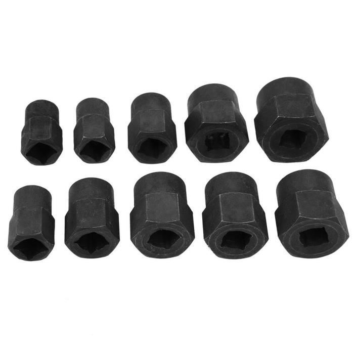 ARAMOX Extracteur d'écrou cassé 10pcs Ensemble d'Outils de Retrait d ...