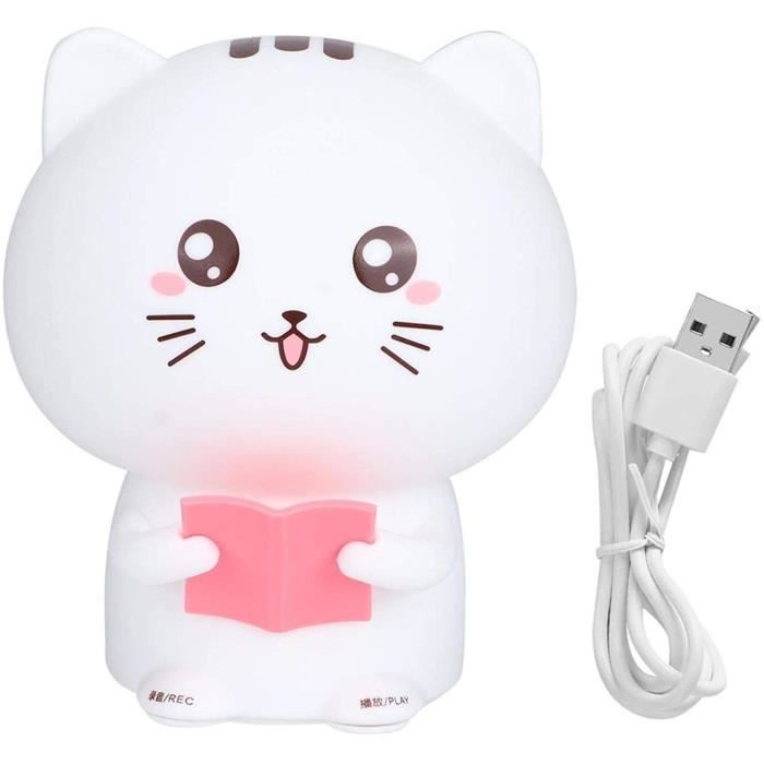 Veilleuse Enfant, mini lampe de lecture à LED en forme de chaton ...