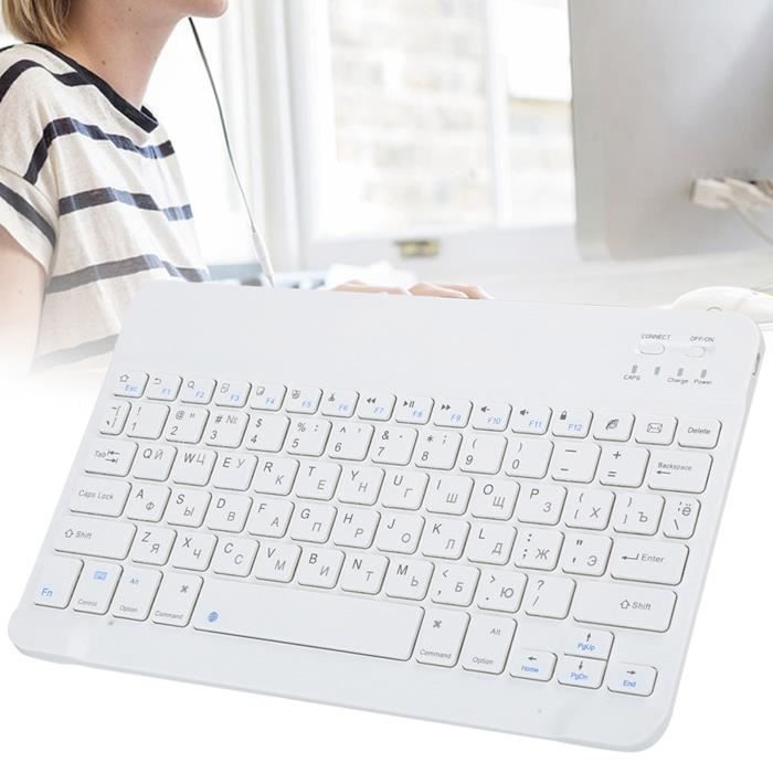 Clavier russe Clavier Fil Ultra-Fin 10 po pour Fournitures d'Ordinateur ...