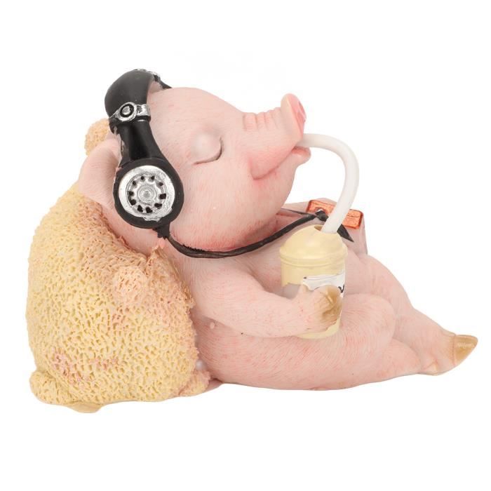 COC-7803043750184-figurine de cochon Statue de Cochon, Lucky Animal ...