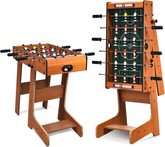 GOPLUS Baby-Foot Pliable,Table de Baby-Foot d’Intérieur 69x36,5x71 CM ...