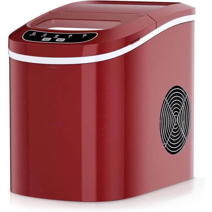 RELAX4LIFE Machine à Glaçons Compact 12KG/24H |Réservoir d'Eau 2,2L ...