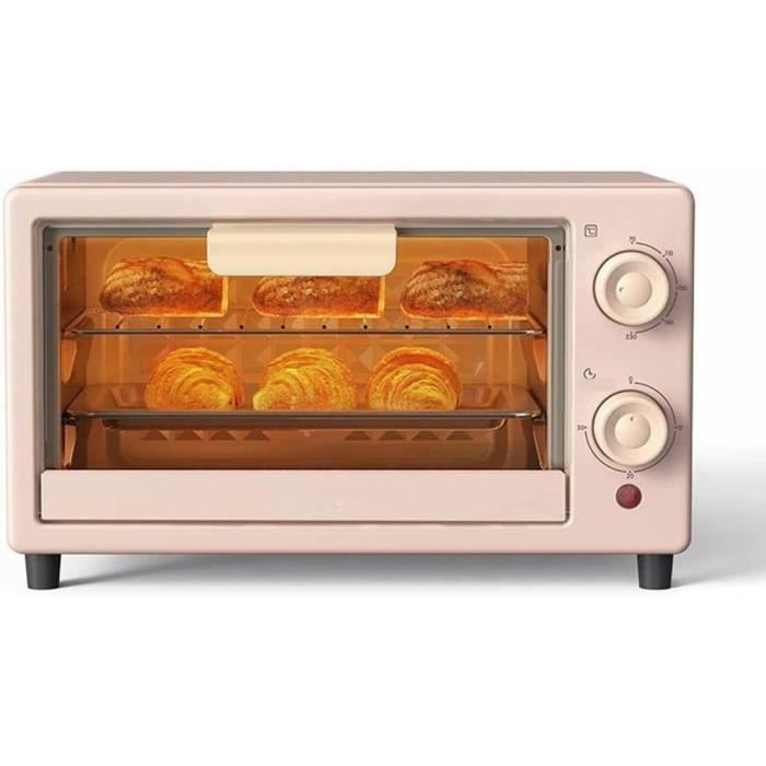 Mini Four Électrique Vintage, Ailes De Poulet Rôties De Cuisine 10L, Petit Four Multifonctionnel ...