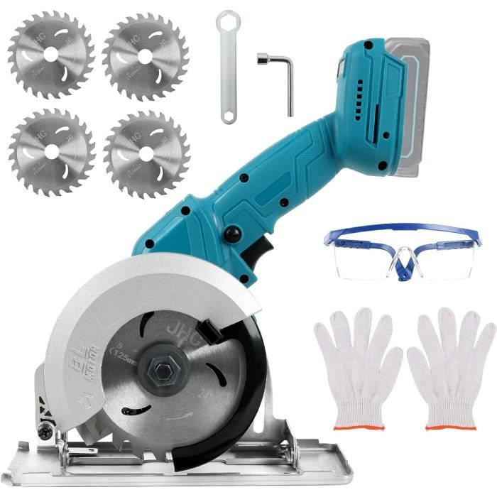 Mini Scie Circulaire Portative Sans Fil Makita Sans Fil 18 V, 4 Lames ...