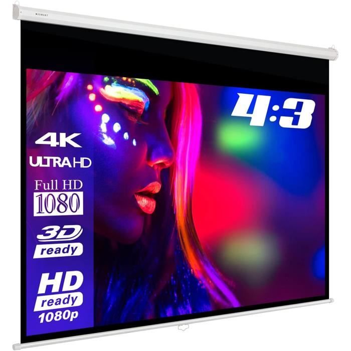 Economy Exr Écran De Projection Manuel 200 X 150 Cm (98") | Format 4:3 ...