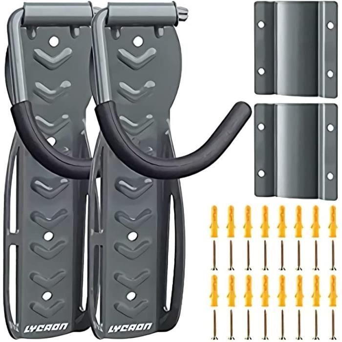 LYCAON Support Velo Mural, Support Mural pour Vélo (Gris Ultime), Porte ...