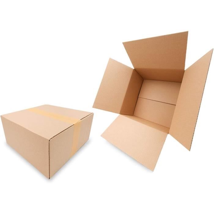 50 cartons simple cannelure 30 x 30 x 15 cm - KK 36 emballage en carton ...