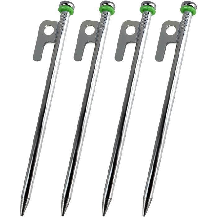 Lot De 4 Piquets De Tente, Clous De Tente En Métal, Clous De Tente De ...