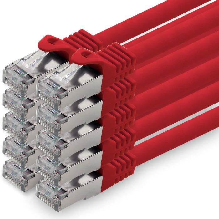 1Attack - 5M - Câble Réseau Cat 7 Lan Ethernet Cat7 Rj45 10000 Mo-S ...