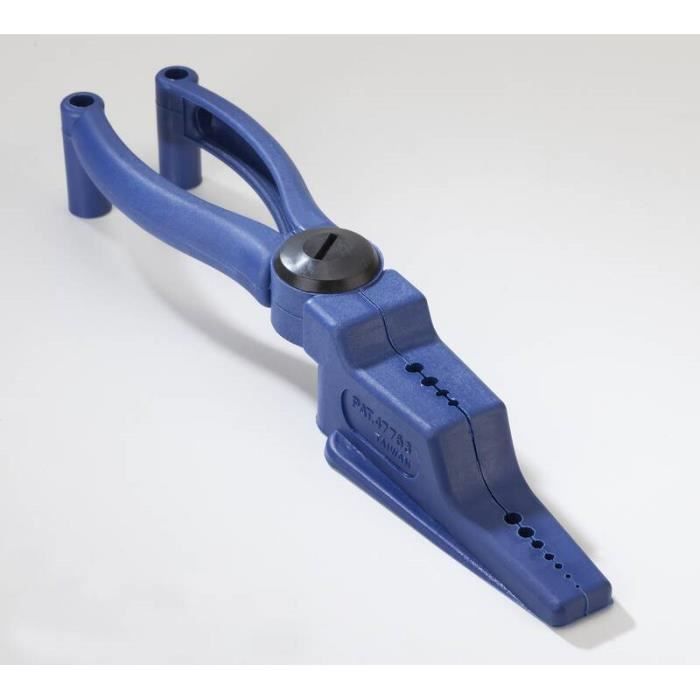 Pince porte-clou - WESTFALIA - A bec - Bleu - Plastique - 245 x 55 x 40 ...