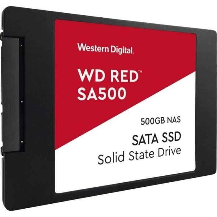 DISQUE DUR SSD WD Red™ - Disque SSD Interne Nas - SA500 - 500 Go - 25 ...